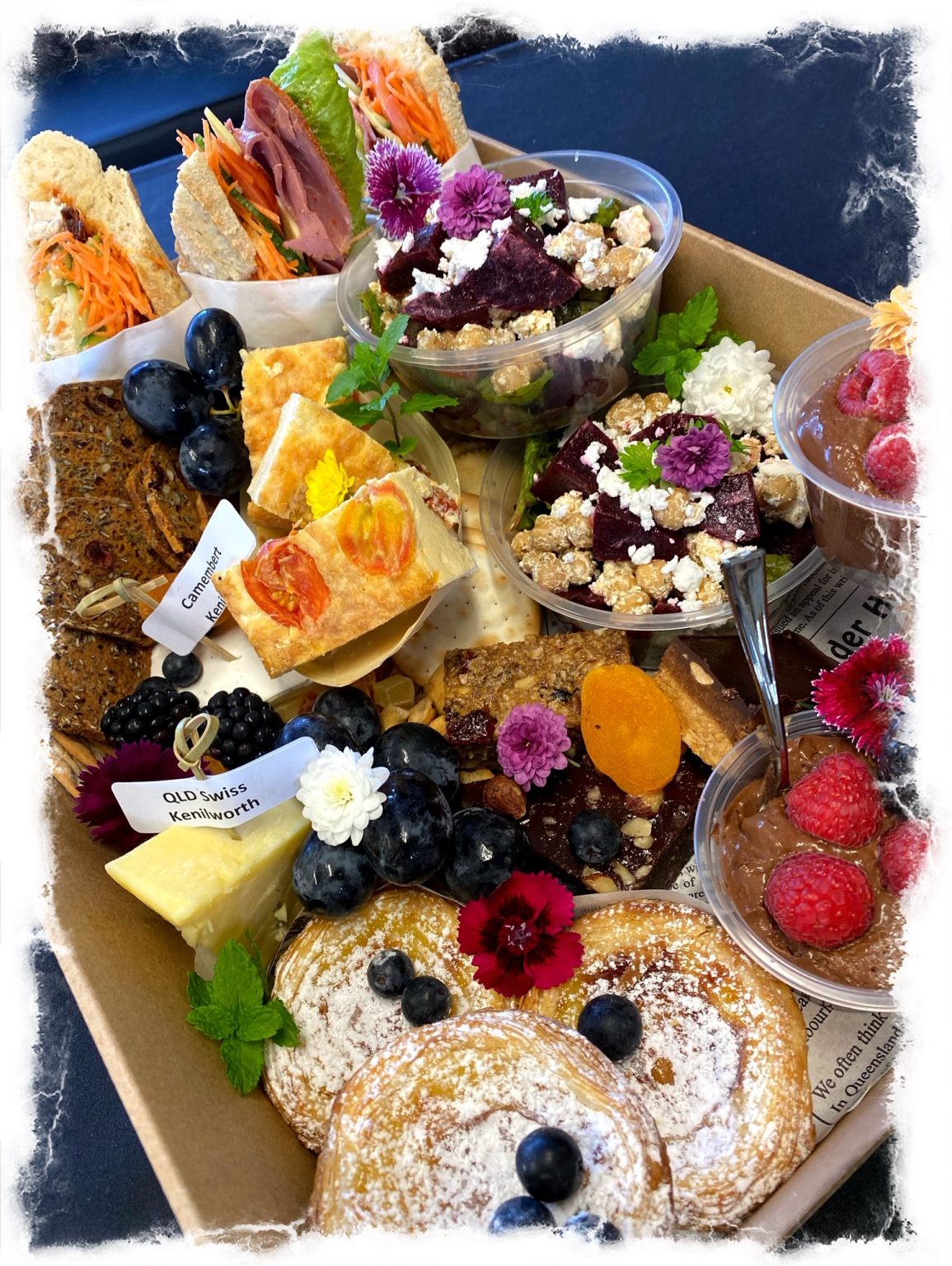 Grazing Table & Hamper Menus - Garnishes Catering Brisbane